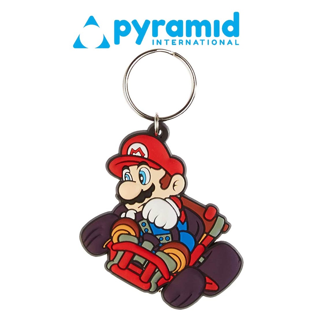 Pyramid - MARIO KART (MARIO DRIFT) RUBBER KEYCHAIN | Game Store