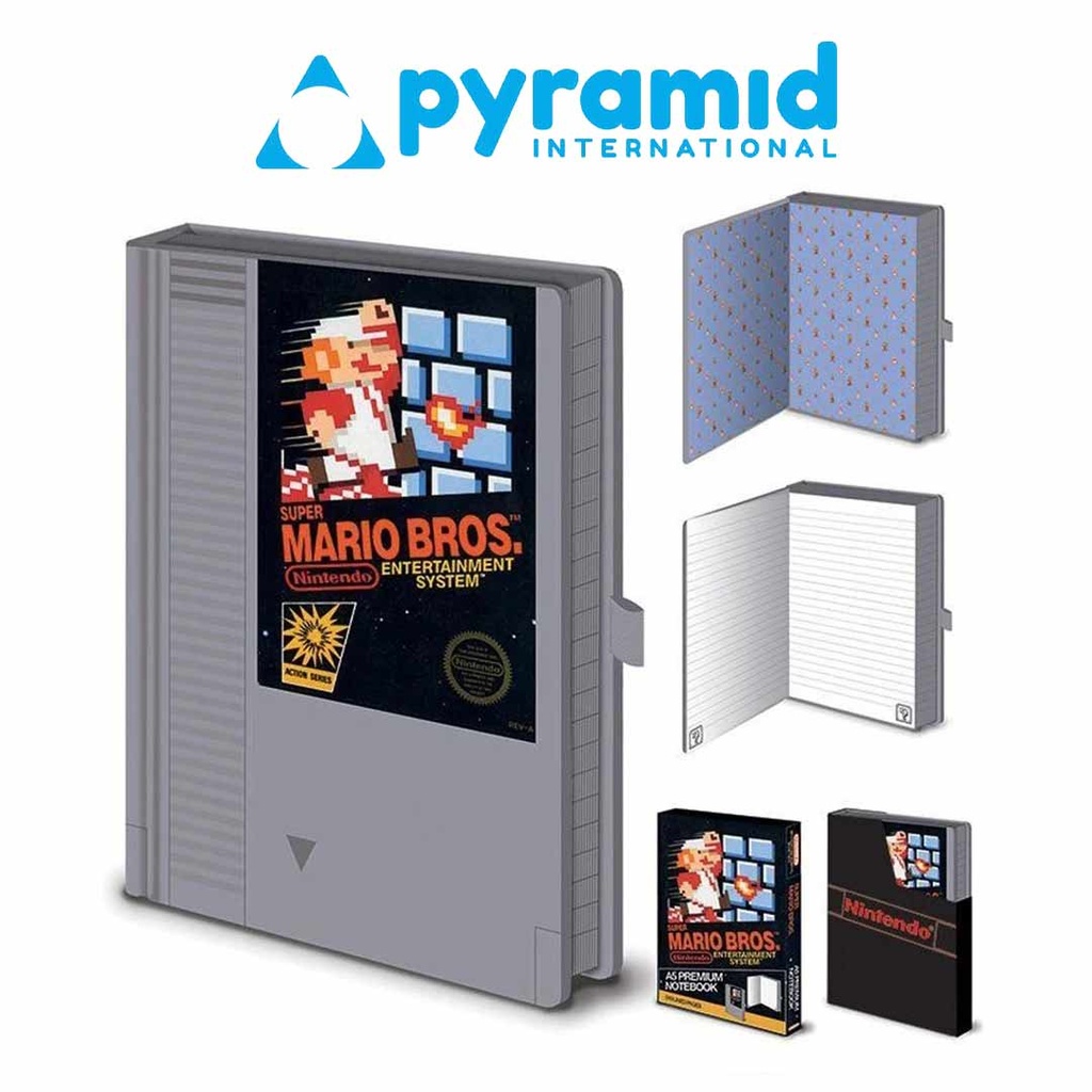 Pyramid - NINTENDO (NES - SUPER MARIO BROS) CARTRIDGE NOTEBOOK | Game Store