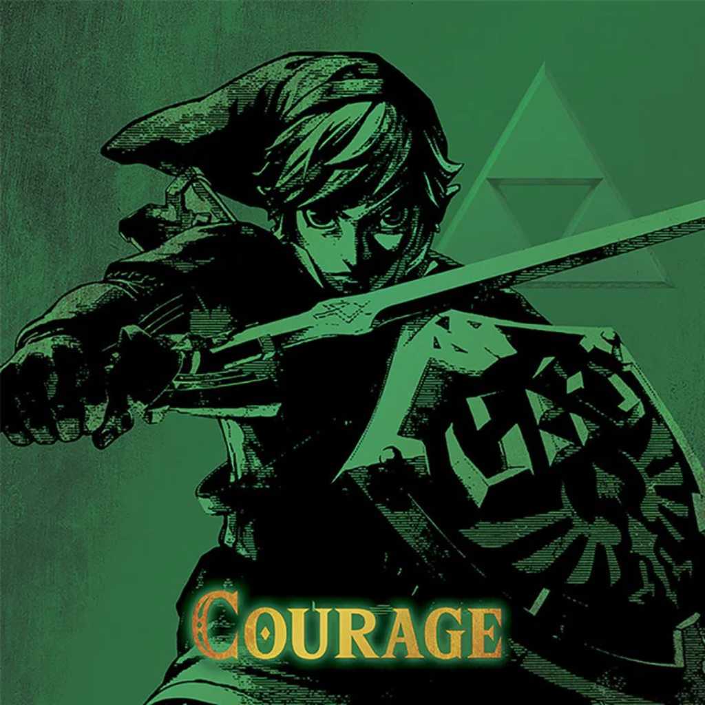 Pyramid - THE LEGEND OF ZELDA (COURAGE) 40X40 | Game Store