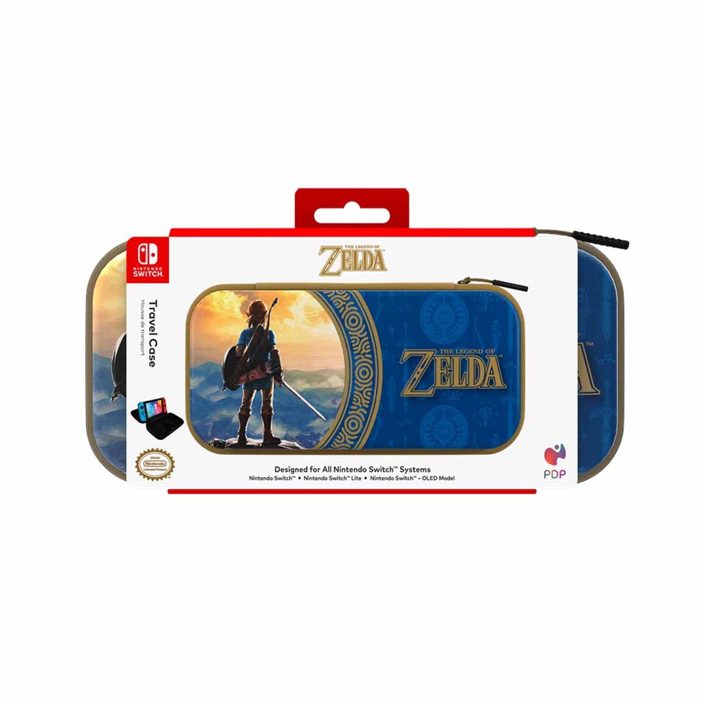 PDP The Legend of Zelda Hyrule NS Travel Case Deluxe - Blue | Game Store