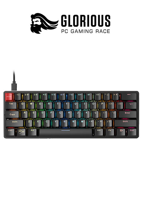 Glorious Keyboard Compact - PreBuilt - Black | Game Store