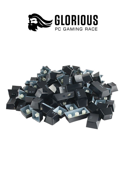 Glorious Mechanical KeyAll / Caps - Full Size - Black | Game Store