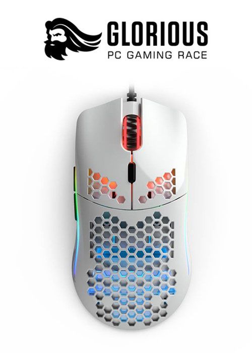 Glorious Model O RGB Gaming Mouse - Glossy White | Game Store