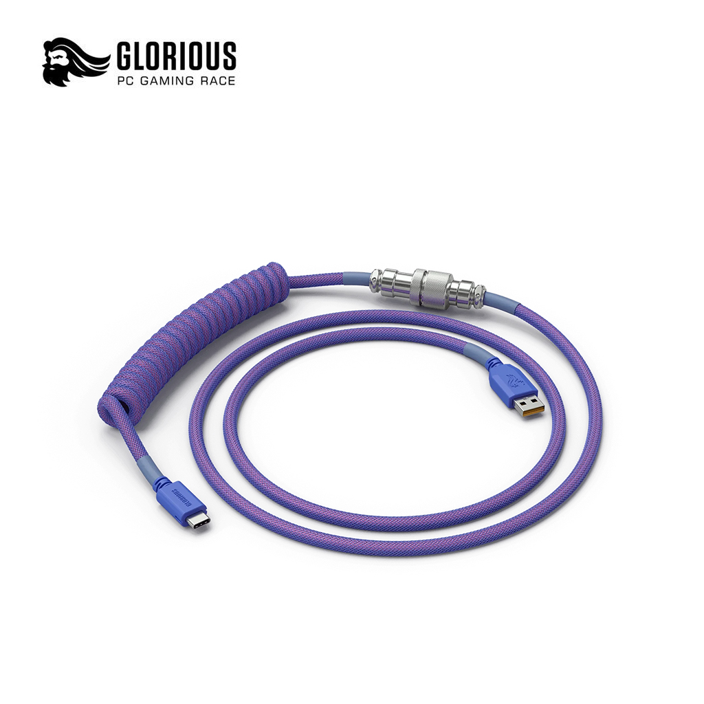 Glorious Coiled Keyboard Cable - Nebula | Game Store